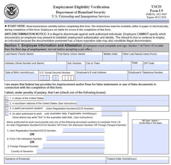 Why an I-9 Form Is Important (And How to Fill One Out)