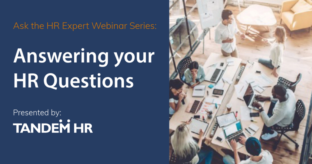 Answering Your HR Questions | TandemHR