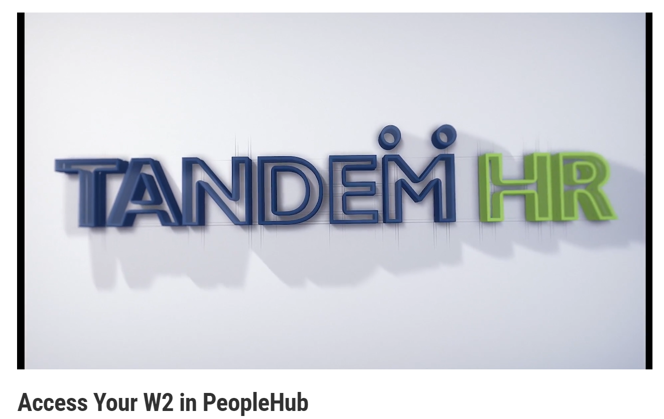 Employee Resources | Vensure HR TANDEM